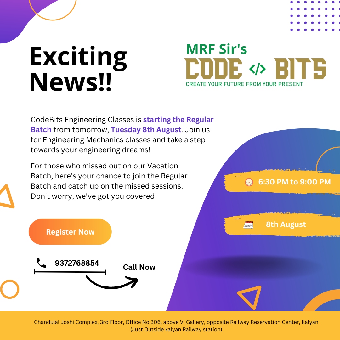 CODE BITS – Create Your Future From Your Present